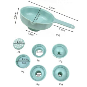 Multifunctional Plastic Kitchen Funnel Set WFN151 – Wellvendor Houseware
